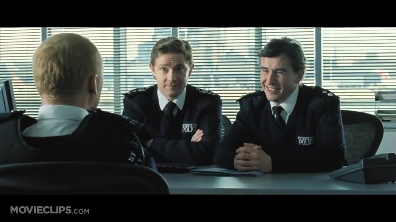 Hot Fuzz - Yes. Yes thank you. | Download HD video clip on | Vlipsy