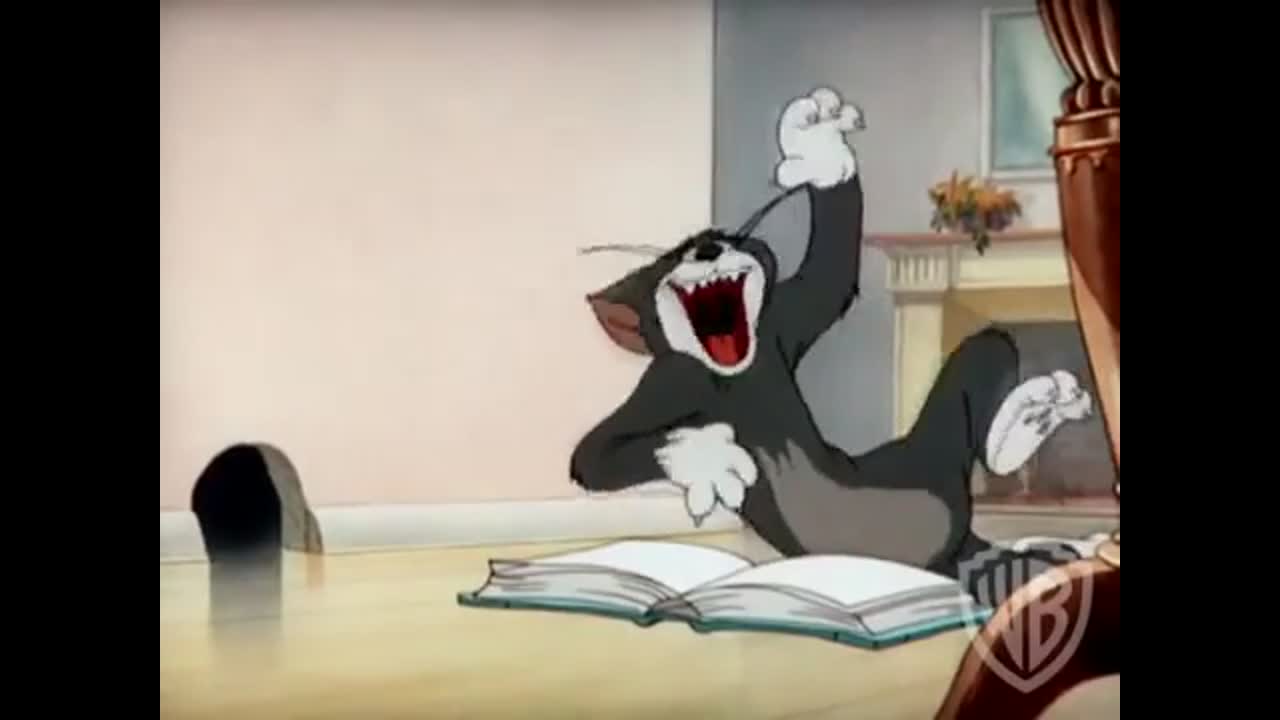Tom and Jerry - Reading and Cracking up | Download HD video clip on ...