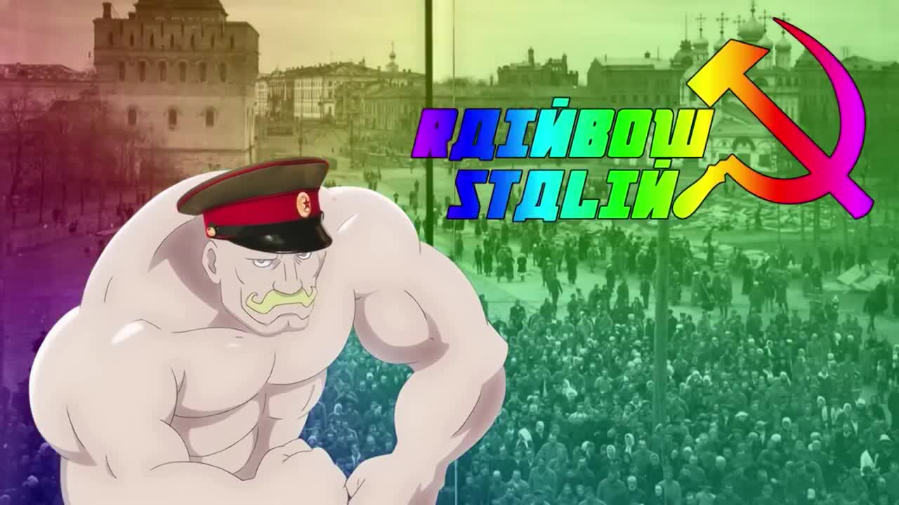 Slavic Memes - Rainbow Stalin | Download HD video clip on | Vlipsy