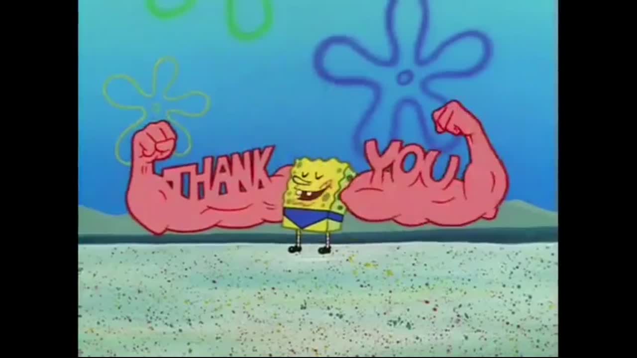 Spongebob Squarepants - Thank You Arms | Download HD video clip on | Vlipsy