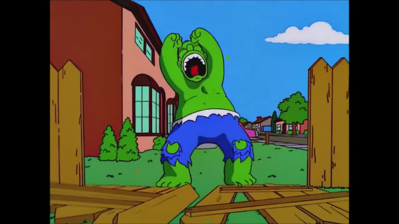 The Simpsons - The Incredible Homer | Download HD video clip on | Vlipsy