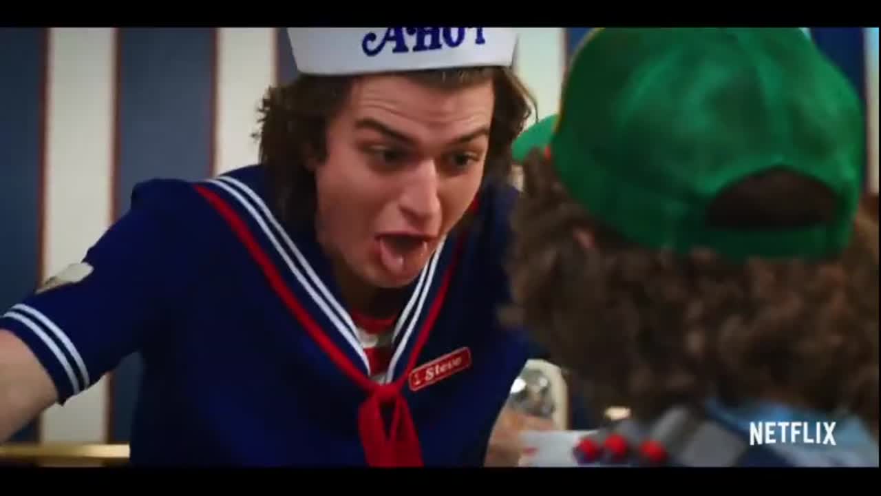 Stranger Things 3: Dustin and Steve fight - Find clips on VLIPSY