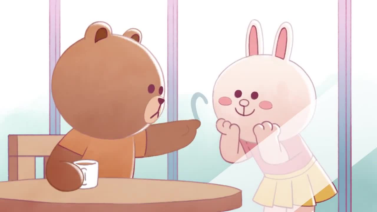 Cony and Brown: Draw a Heart. Find clips on VLIPSY