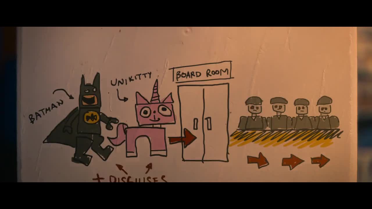 The Lego Movie - Batman and Unikitty go into the board room | Download ...
