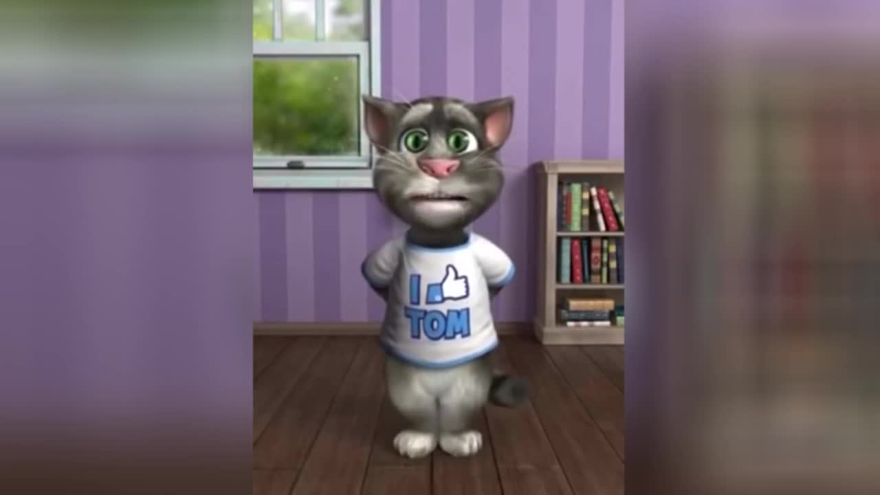Talking Tom - Good Morning Family | Download HD video clip on | Vlipsy
