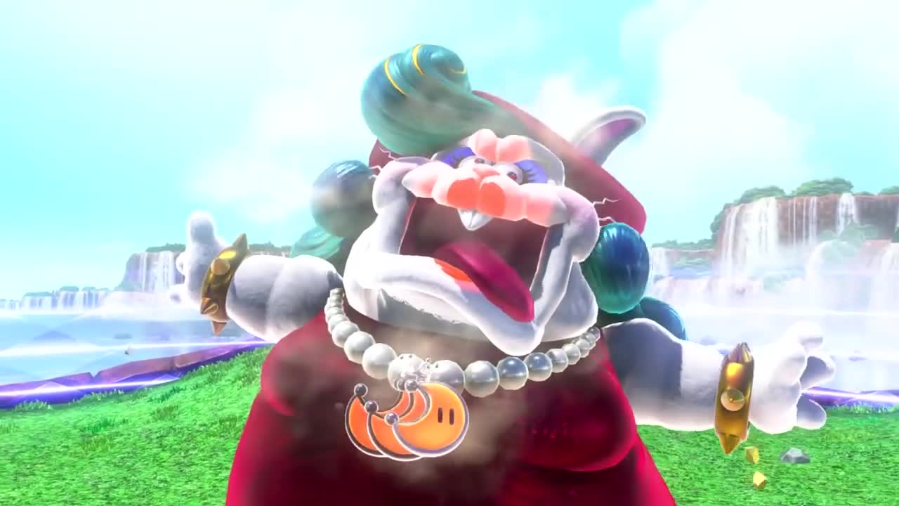 Super Mario Odyssey - Big Bertha Defeated | Download HD video clip on ...