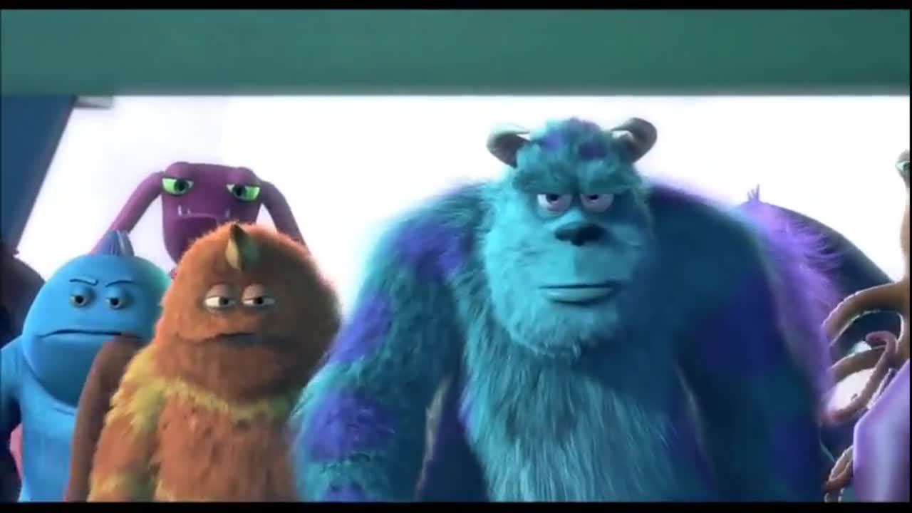Monsters Inc. - Slow motion entrance | Download HD video clip on | Vlipsy