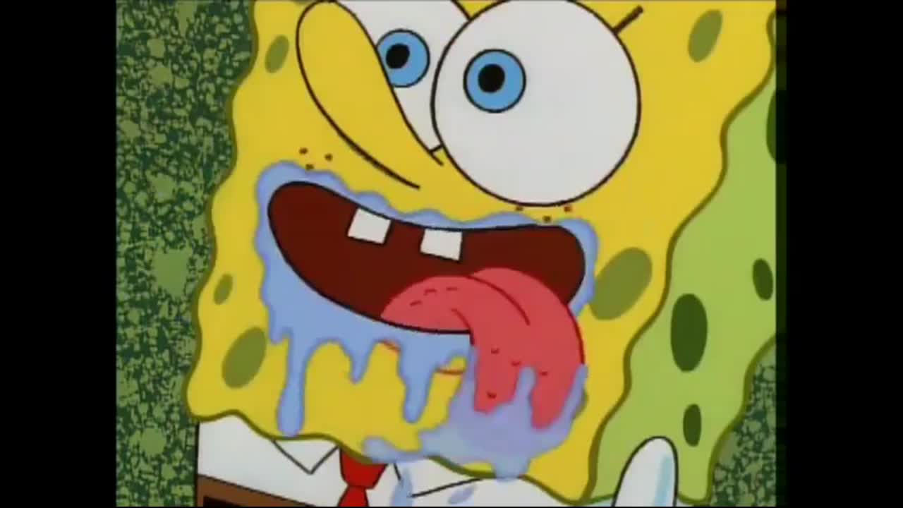 Spongebob Squarepants - Licking lips | Download HD video clip on | Vlipsy