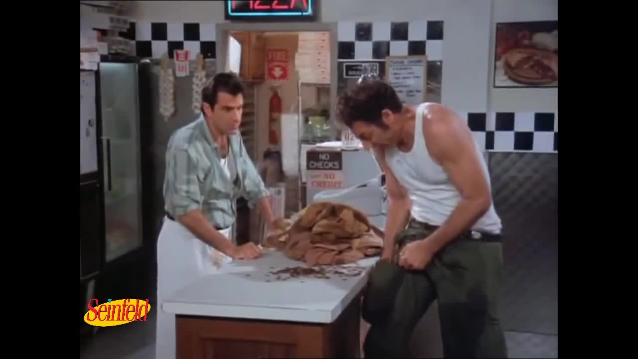 Seinfeld - Kramer Pays In Change | Download HD video clip on | Vlipsy