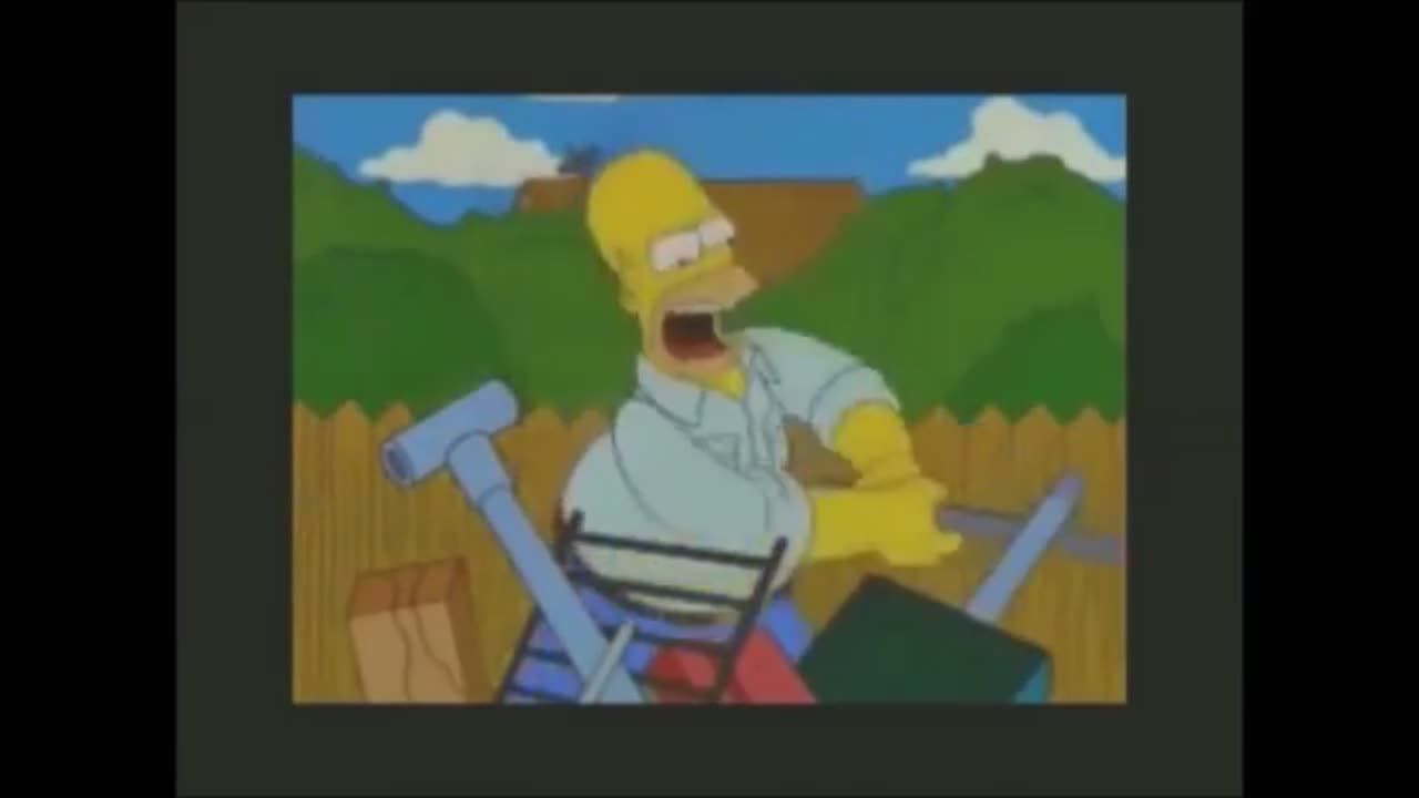 The Simpsons - Homer Builds a Grill | Download HD video clip on | Vlipsy
