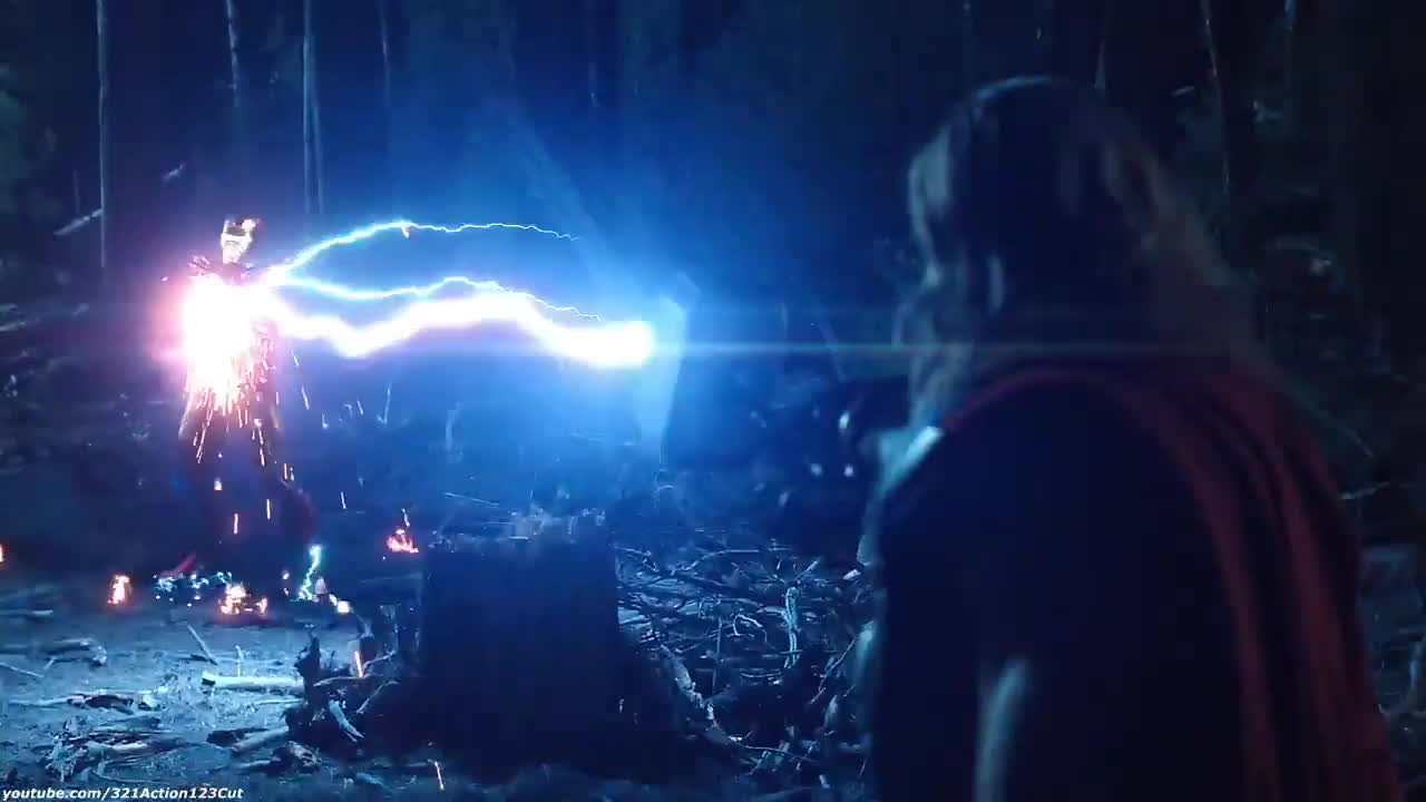 The Avengers - Thor charges up Iron Man | Download HD video clip on ...