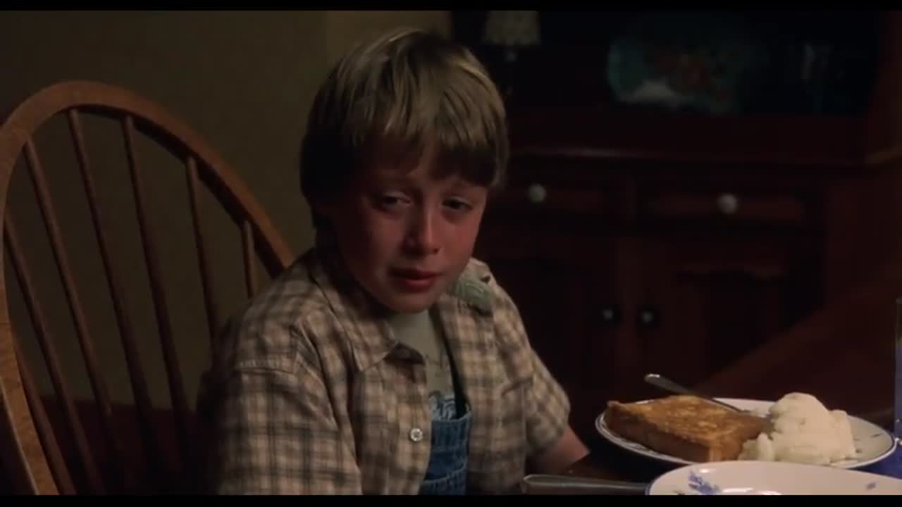 Signs: Crying at dinner. Find clips on VLIPSY