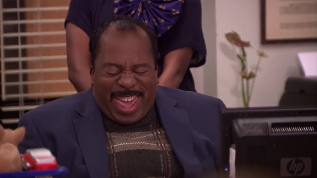 The Office: Stanley Laughing - Find clips on VLIPSY