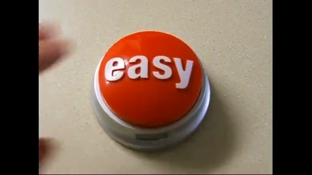 Staples Easy Button: That was easy - Find clips on VLIPSY