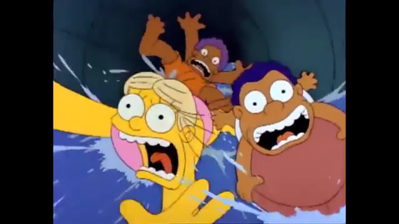 The Simpsons - Homer Stuck in Waterside | Download HD video clip on ...