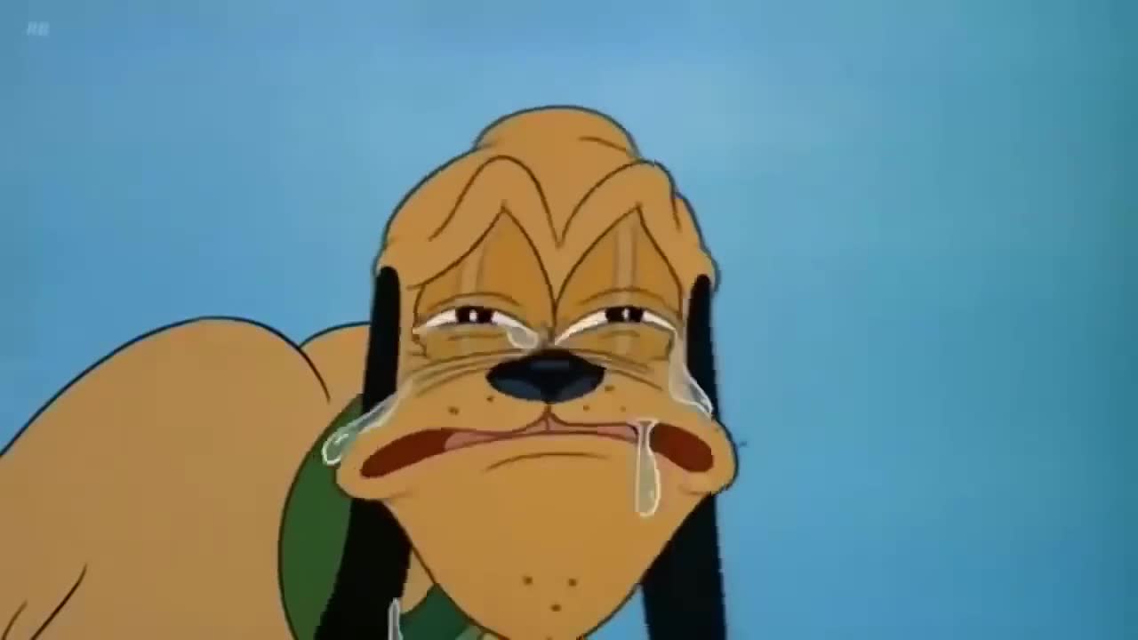 Pluto Cartoon - Tears of Sadness | Download HD video clip on | Vlipsy
