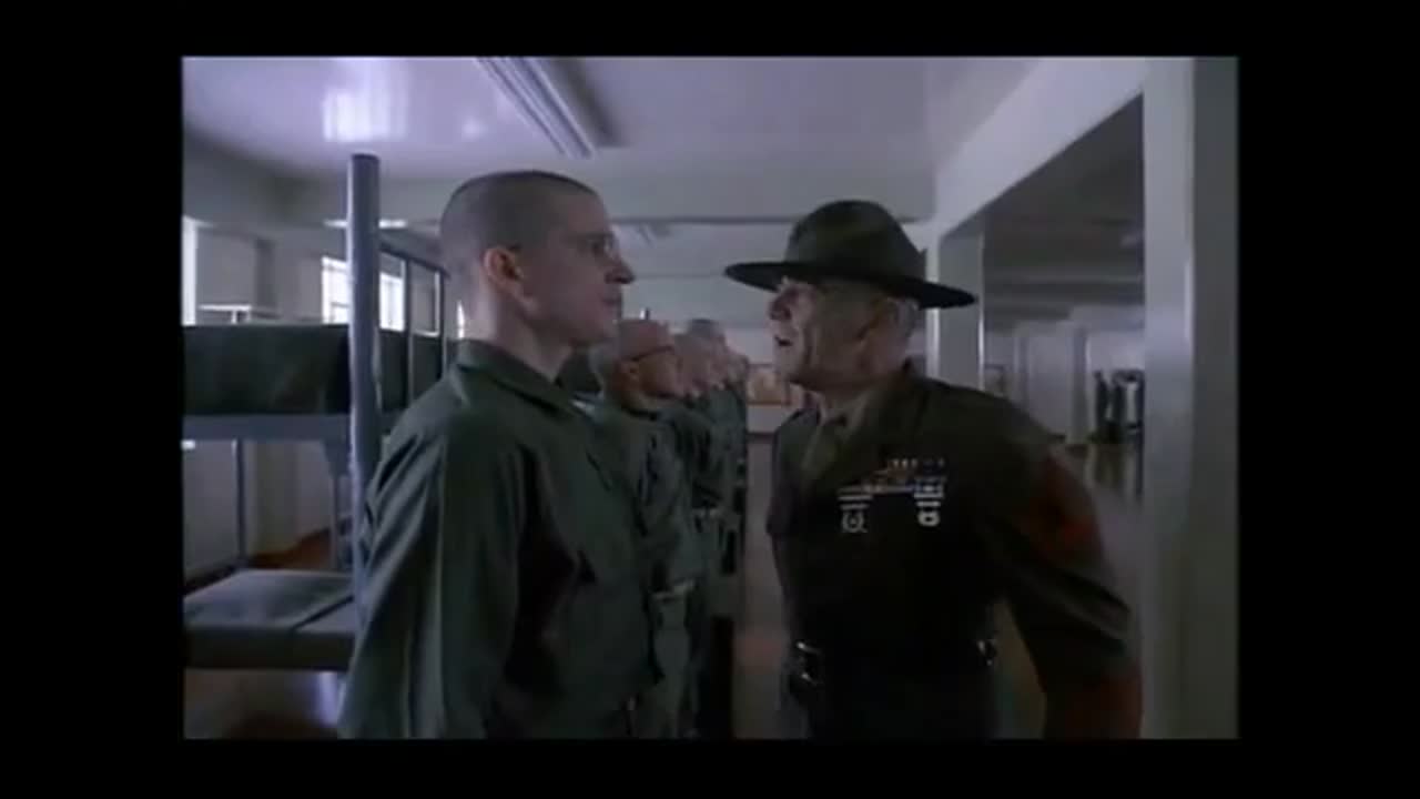 Full Metal Jacket: We have a comedian. Private Joker. - Find clips on ...