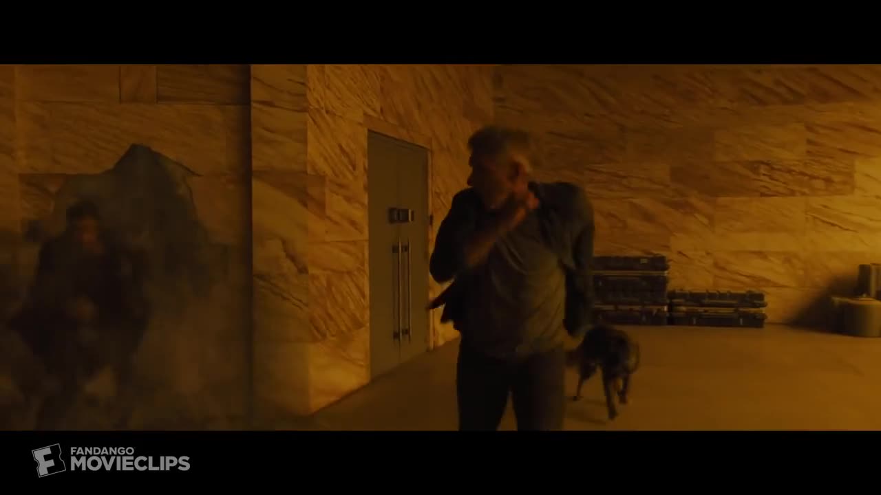 Blade Runner 2049 - K busts through wall | Download HD video clip on ...