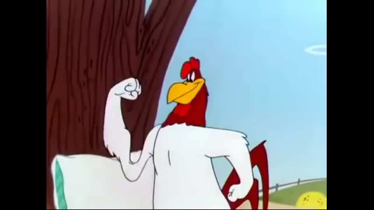 Foghorn Leghorn - Getting flabby | Download HD video clip on | Vlipsy