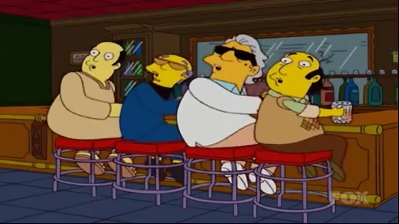 The simpsons - Hello handsome | Download HD video clip on | Vlipsy