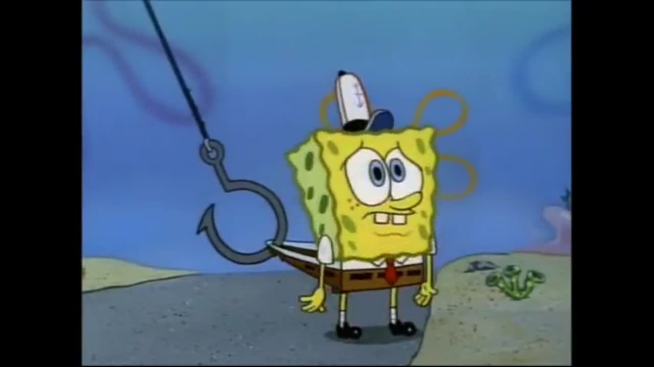 Spongebob Squarepants - I'm hooked | Download HD video clip on | Vlipsy