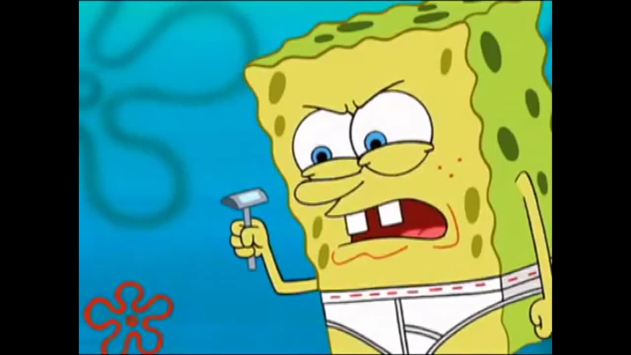 SpongeBob SquarePants - I Am a Man | Download HD video clip on | Vlipsy