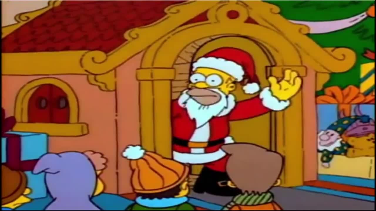The Simpsons - Ho Ho Doh! | Download HD video clip on | Vlipsy