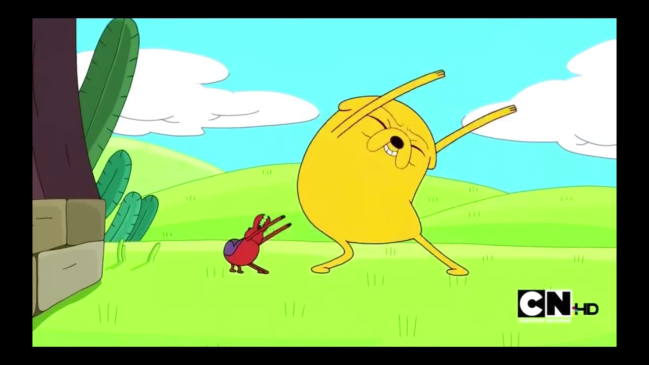 Adventure Time - Dog and Bug Dancing | Download HD video clip on | Vlipsy