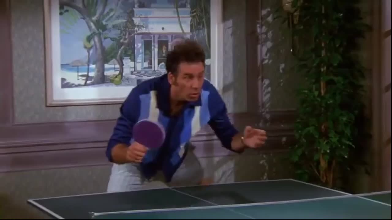 Seinfeld: Ping pong - Find clips on VLIPSY