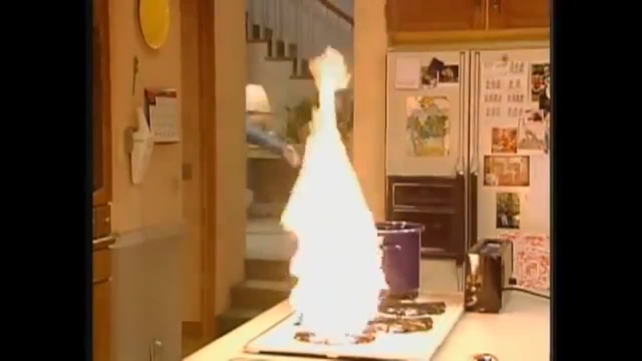 Home Improvement - Stove catches on fire | Download HD video clip on ...