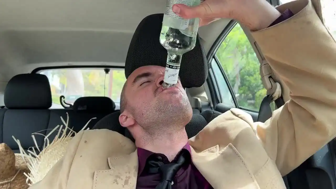 Chugging alcohol | Download HD video clip on | Vlipsy