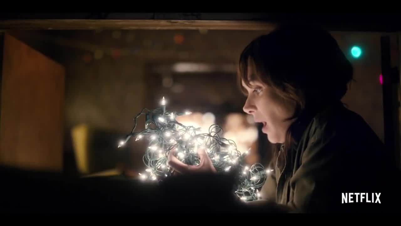 Stranger Things - Christmas Lights | Download HD video clip on | Vlipsy