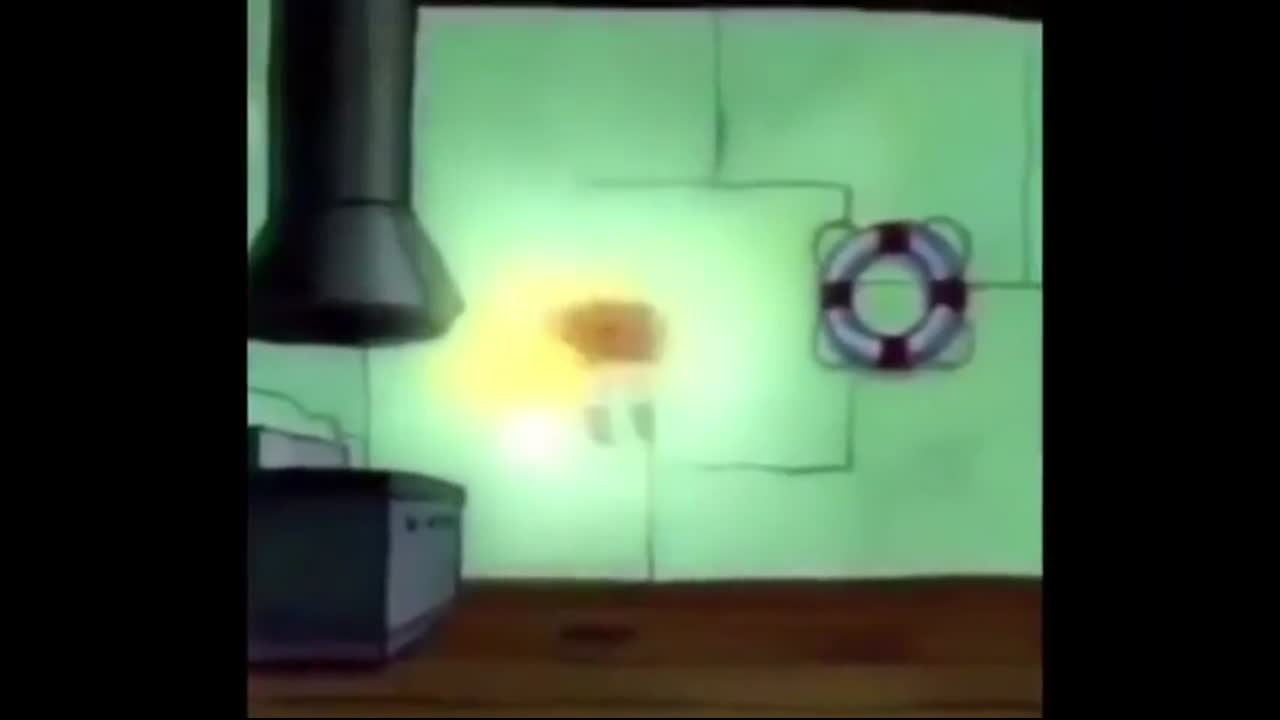 Spongebob Meme - Floating | Download HD video clip on | Vlipsy