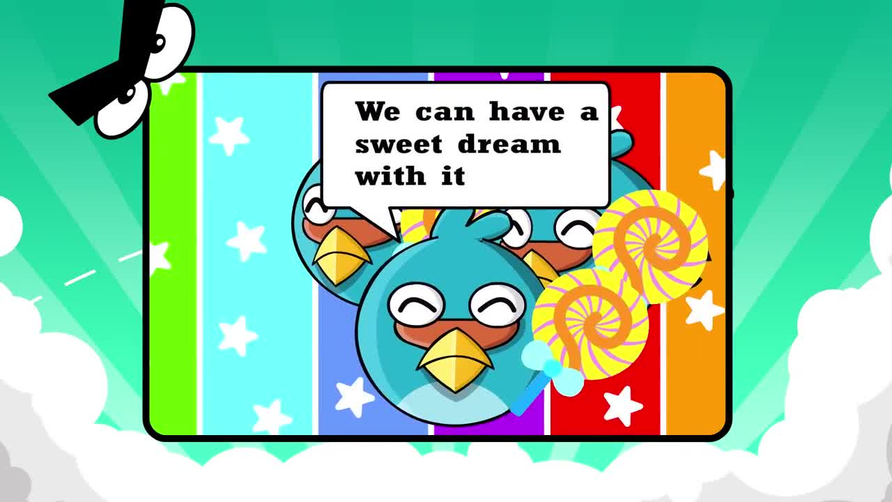 angry birds - Sweet dreams | Download HD video clip on | Vlipsy