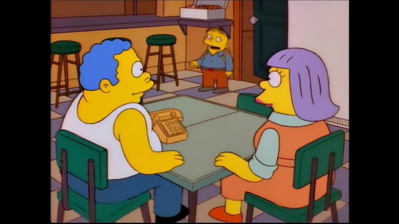 The Simpsons - The Baby Looked at You? | Download HD video clip on | Vlipsy