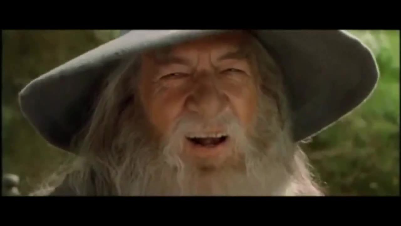 Lord of the Rings - Gandalf & Frodo Laugh | Download HD video clip on | Vlipsy