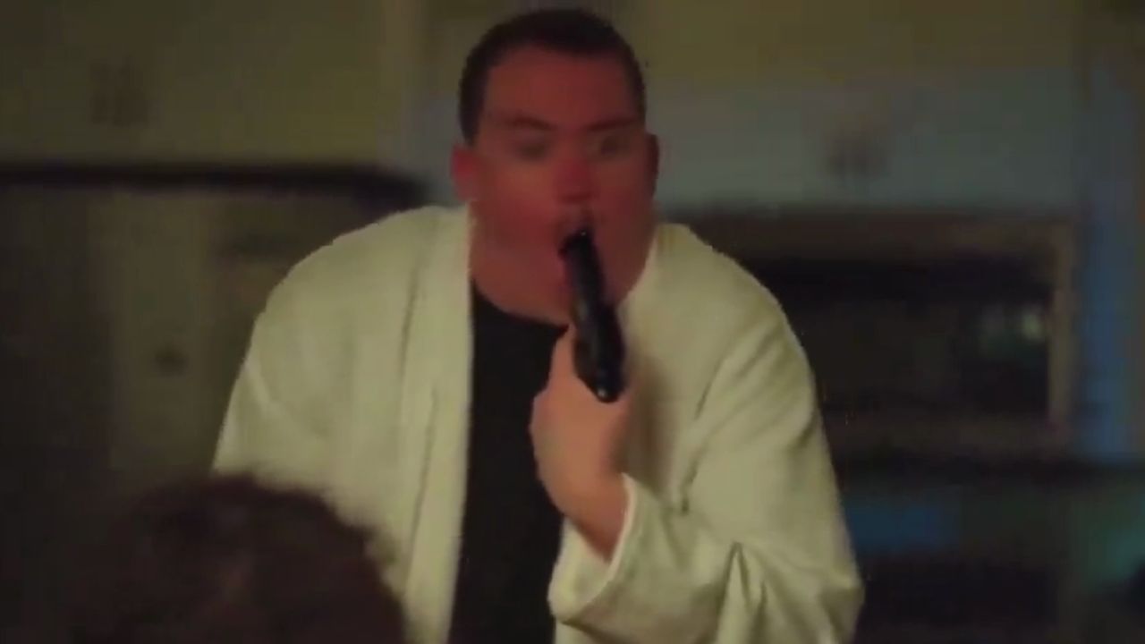 Shane Gillis - Gun in mouth | Download HD video clip on | Vlipsy