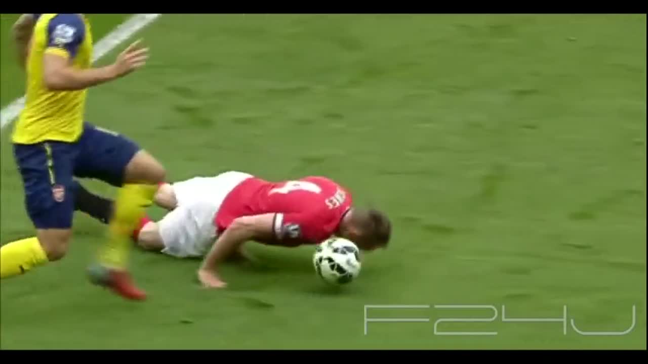 Premier League - Phil Jones Ground Header | Download HD video clip on ...