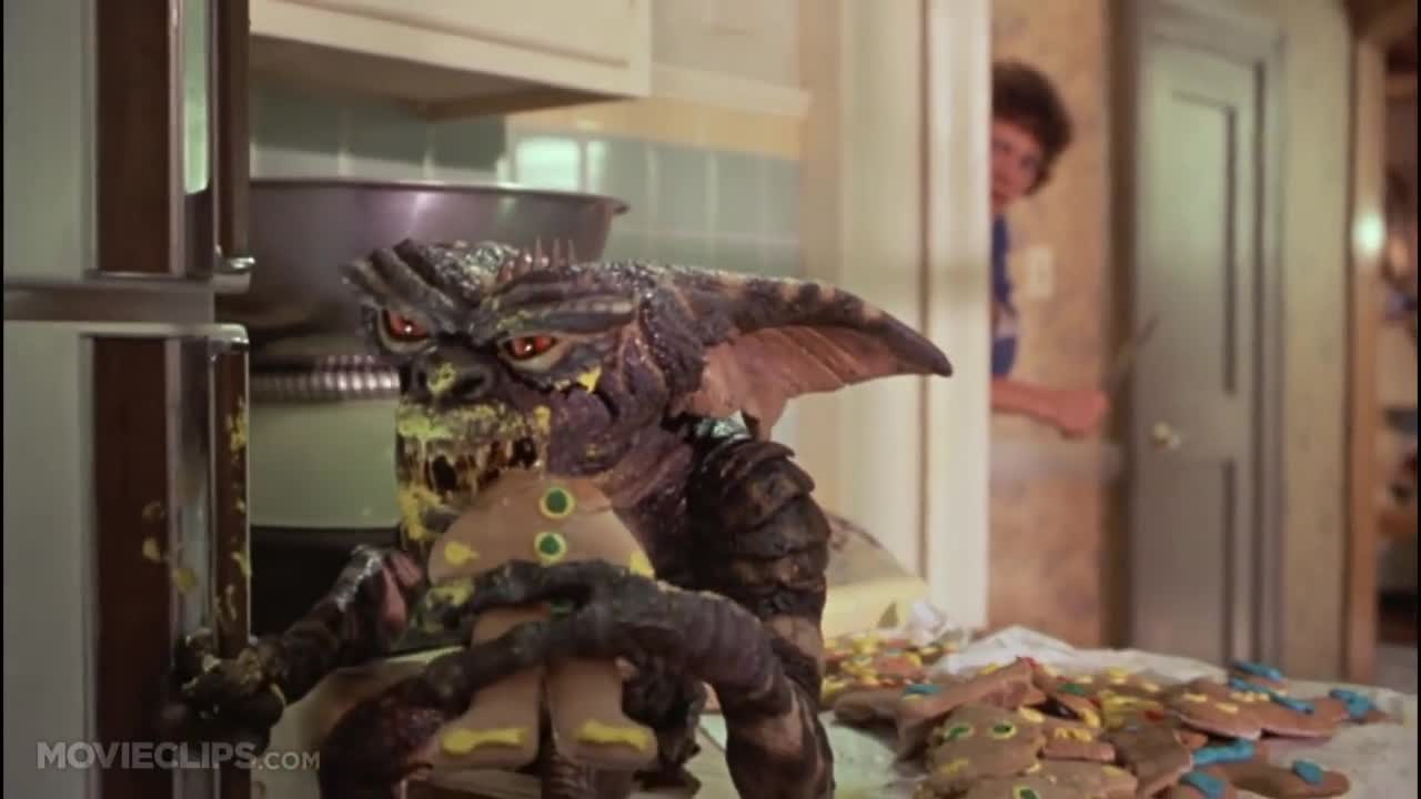 Gremlins: Eating Christmas Cookies - Find clips on VLIPSY