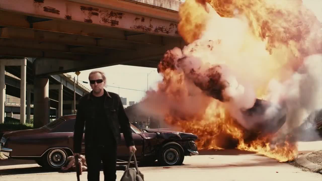 Drive Angry - Walk away from explosion | Download HD video clip on | Vlipsy