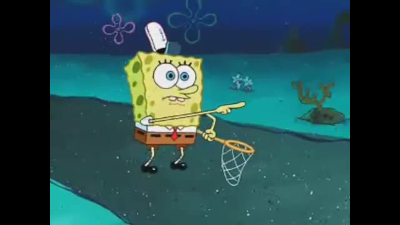 Spongebob Squarepants: Feels like someone... wants to sell me something ...