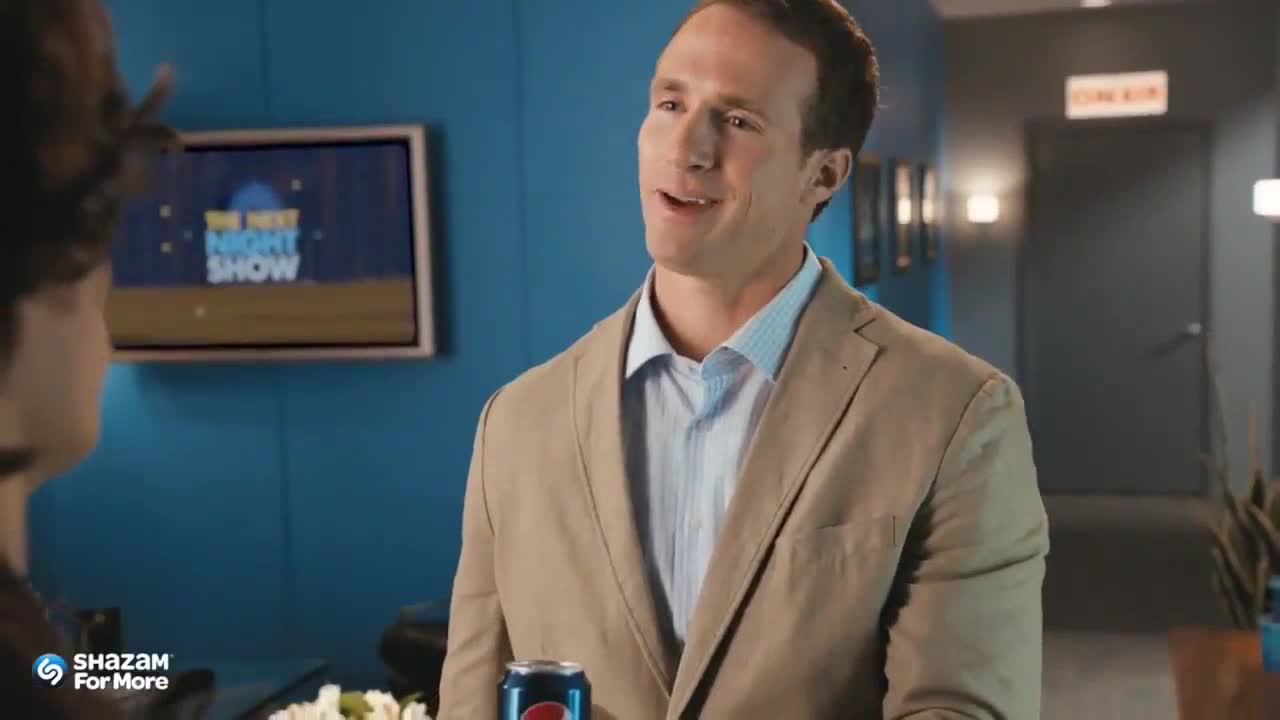 Pepsi Commercial: C'mon kid. I'm Drew Brees - Find clips on VLIPSY