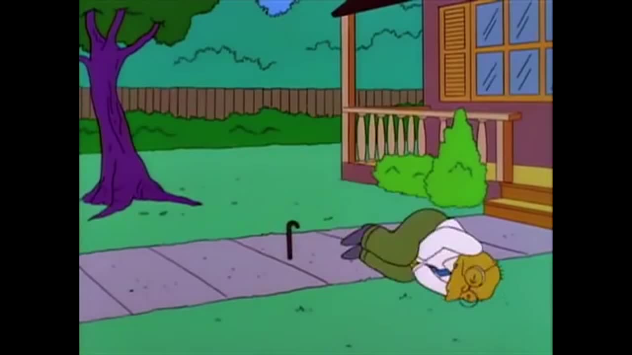 The Simpsons - Man hit in groin by football | Download HD video clip on ...