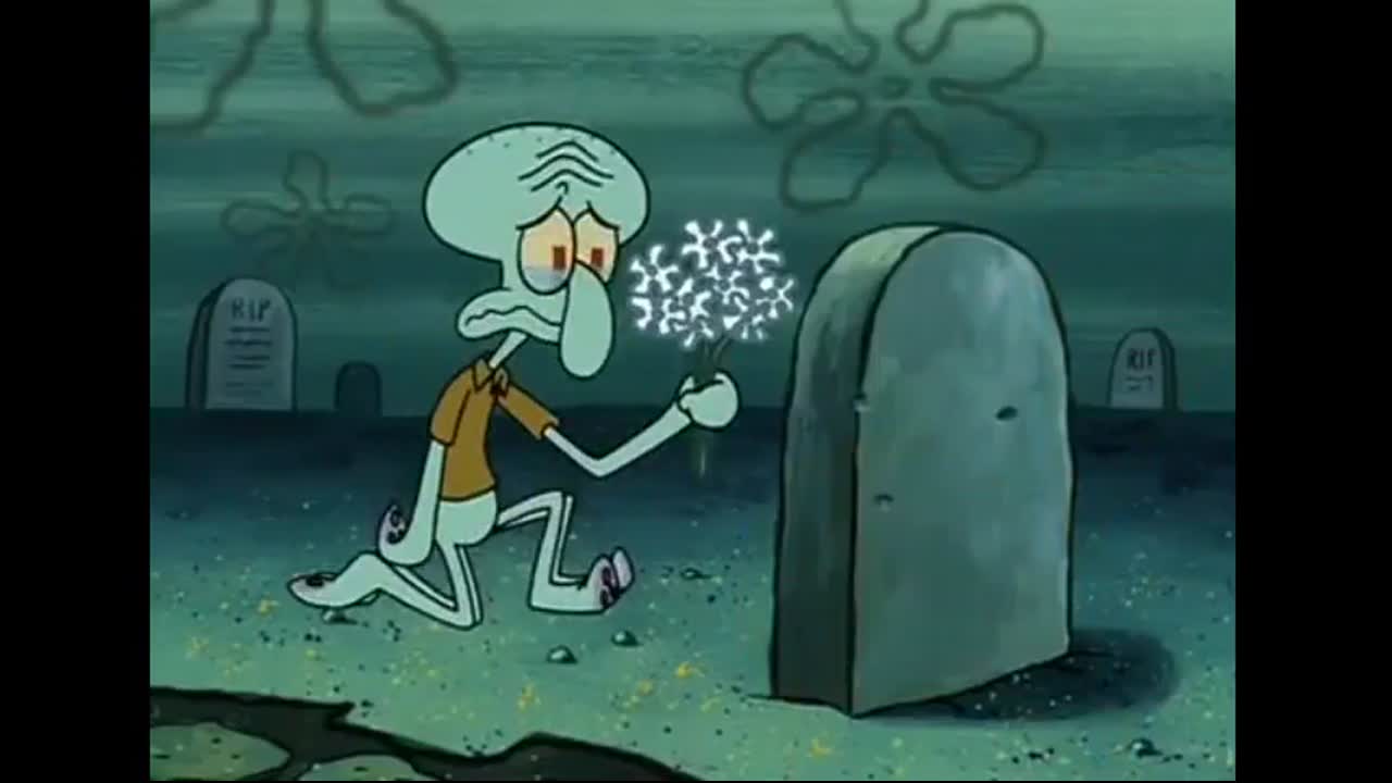 Spongebob Squarepants - Here lies Squidward's hopes and dreams ...