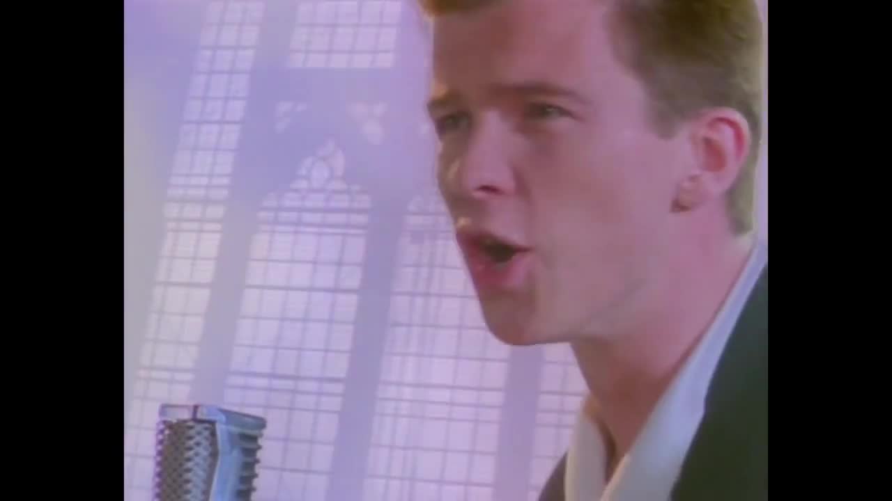 Rick Astley - Never gonna give you up | Download HD video clip on | Vlipsy