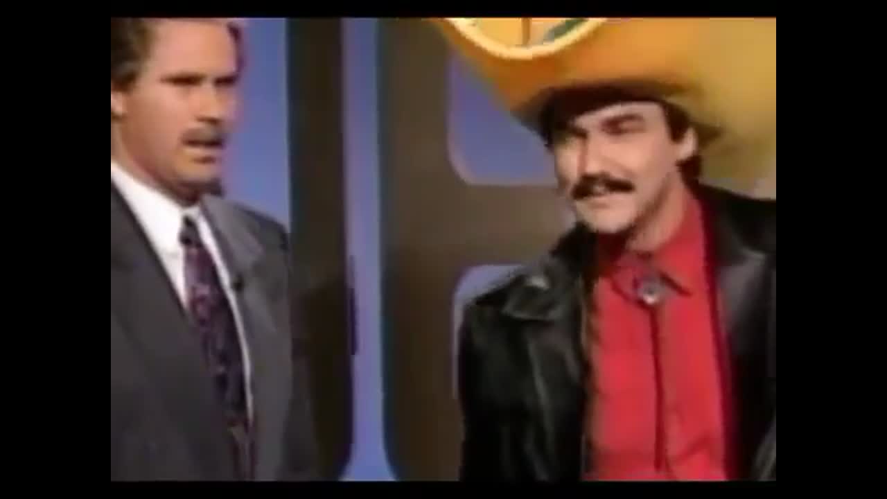 Celebrity Jeopardy: Burt Reynolds has an oversized hat - Find clips on ...