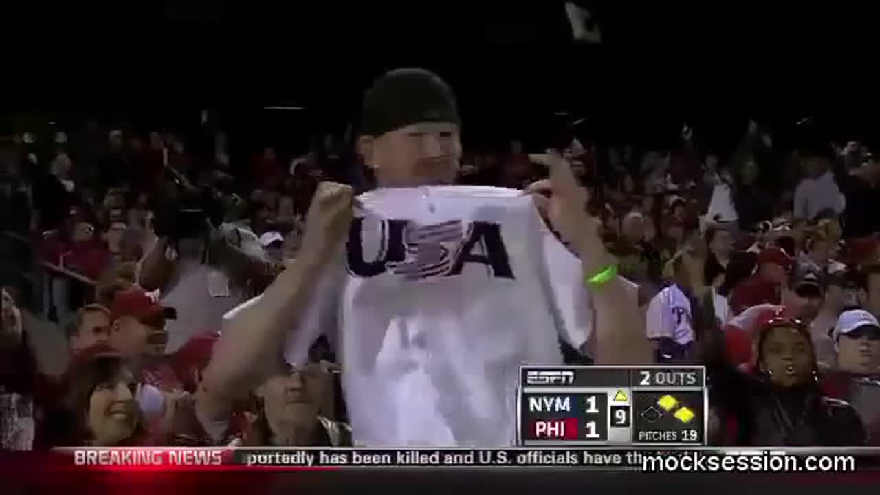MLB - USA chant at Phillies game | Download HD video clip on | Vlipsy