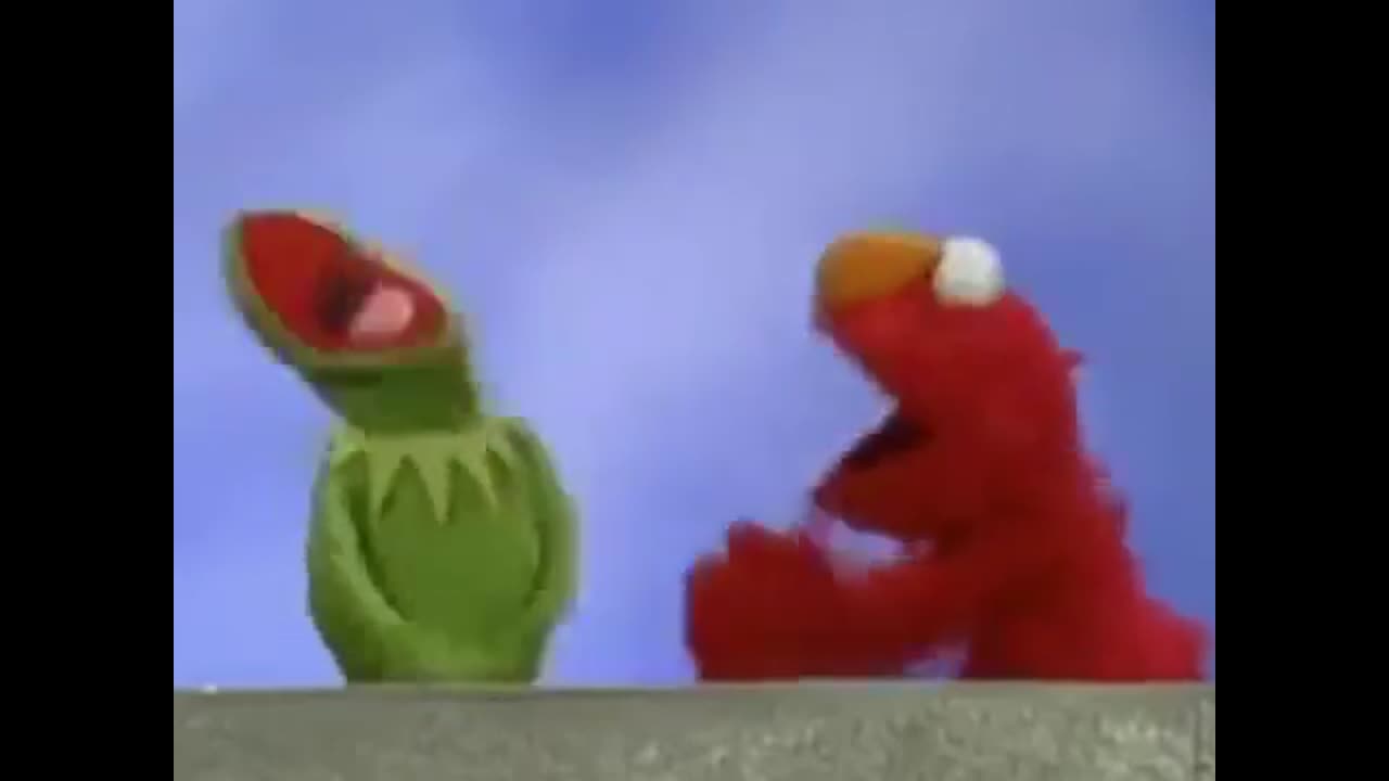 Sessame Street - Elmo Be Quiet! | Download HD video clip on | Vlipsy