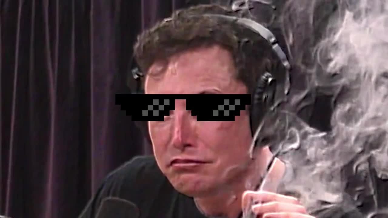 Joe Rogan Show: Elon Musk Smoking Weed. Find clips on VLIPSY