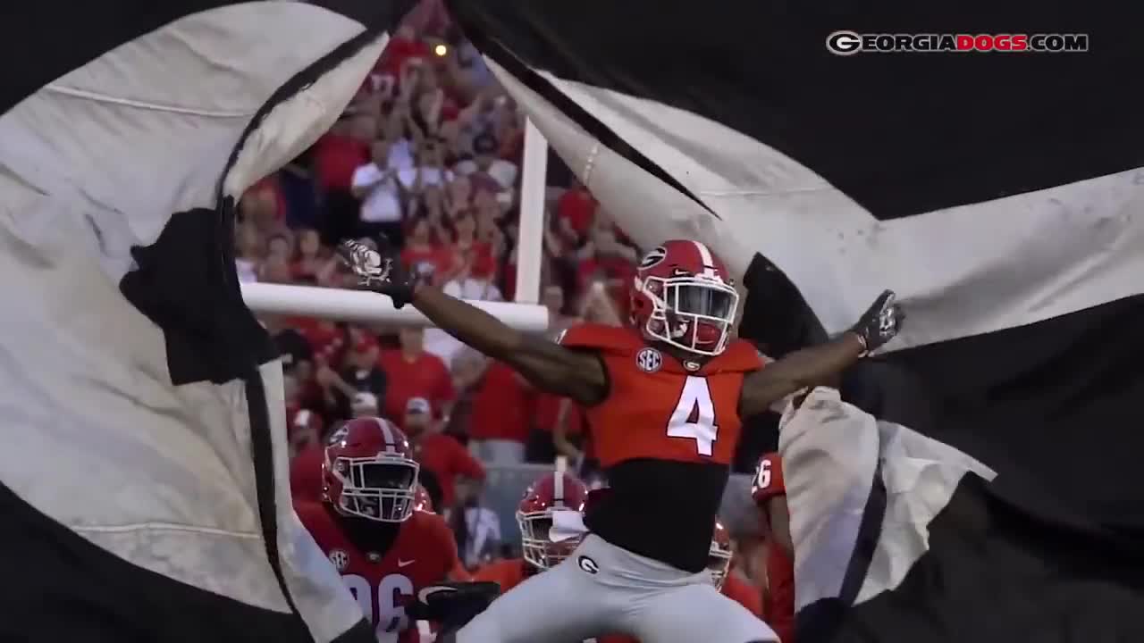 Georgia Bulldogs - Gameday field entrance (Video Clip) | Download HD ...